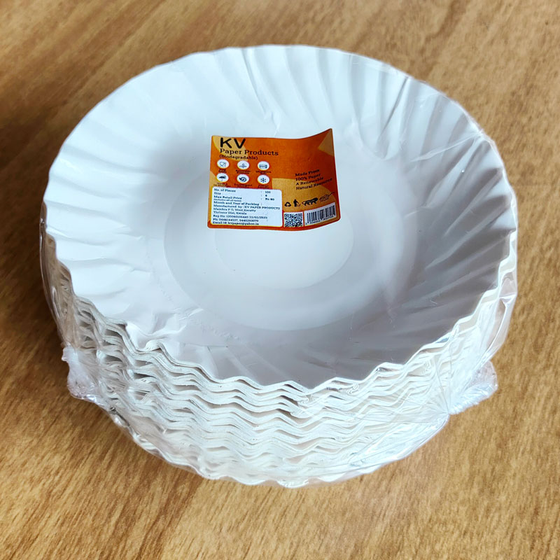 Disposable Eco Large Round Paper Plate Kerala
